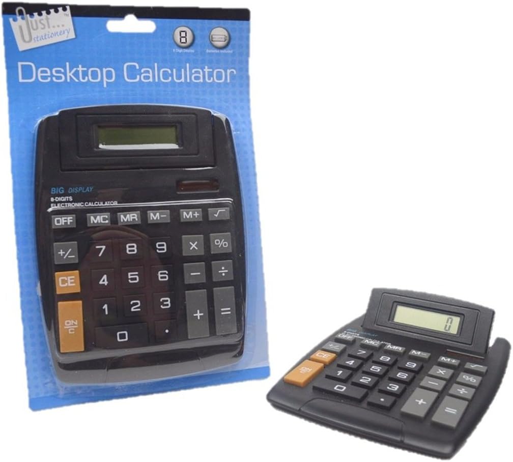 Jumbo Desktop Calculator 8 Digit Large Button School Home Office ...