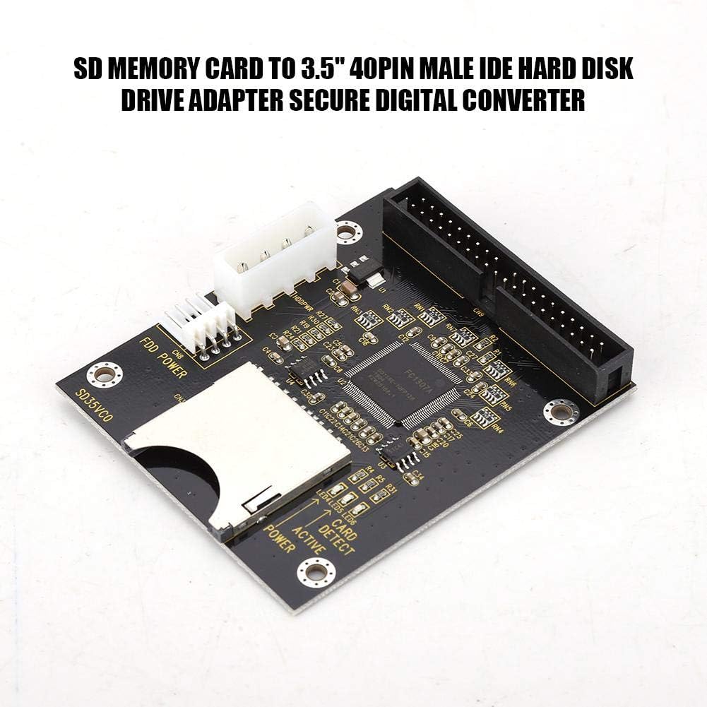SD to IDE Card Adapter SD Memory Card To 3.5″ 40Pin Male IDE HDD ...