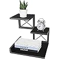 Amazon.com: ELITEROO Wood Desktop Shelf, 3 Tier Desk Shelves Small ...