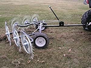 Amazon.com : Yard Tuff ACR-500T Acreage Rake, 60-Inch : Tow Behind ...