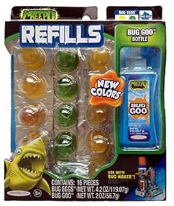 Amazon.com: Creepy Crawlers Bug Refills Assortment 5,Blue Goo: Toys & Games
