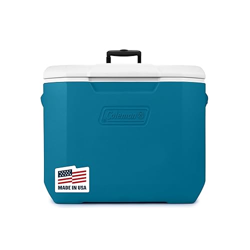 Coleman 60qt Rolling Cooler with Wheels, Insulated Portable Wheeled ...