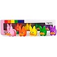 Amazon.com: Kidrobot Pride Stache Labbit Art Toy 5 Pack by Frank Kozik ...