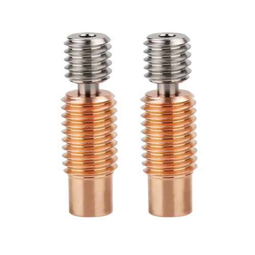 Yohowai Haldis 3D V6 Heatbreak, 2 Pack Upgrade Bi-Metal Heat Break ...