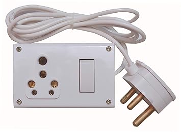 Amazon.in: Buy RUHAILA 16 AMP 5 PIN and 3 PIN Socket Extension COMBIND ...