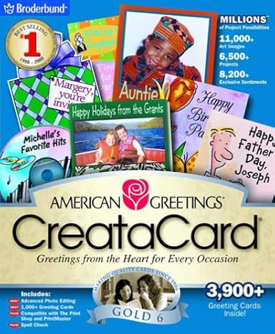 Amazon.com: American Greetings Creatacard Gold 6.0