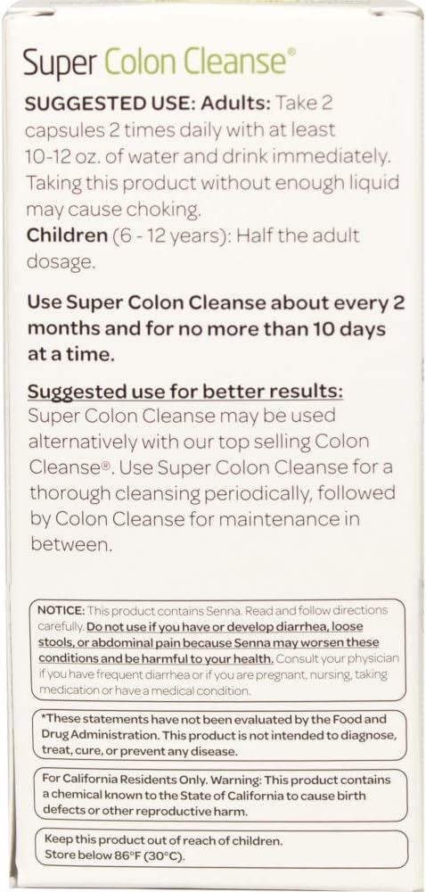 HEALTH PLUS COLON CLEANSE,SUPER,CAPS, 60 CAP – BigaMart