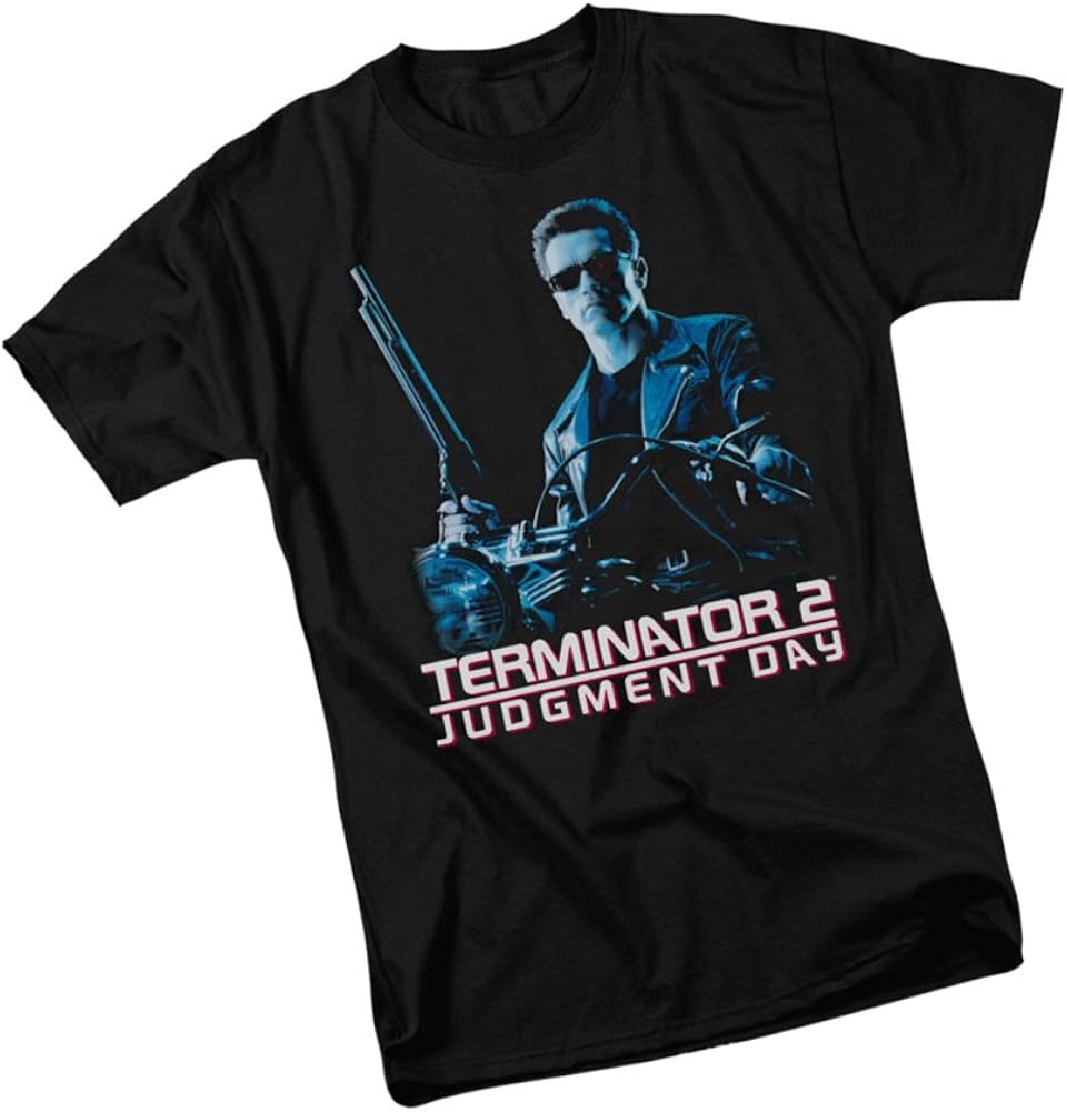 Amazon.com: Movie Poster -- Terminator II Adult T-Shirt, XXX-Large ...