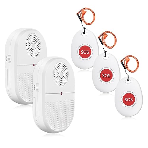 Wireless Caregiver Pager System Call Button Personal Alert Pager Nurse ...