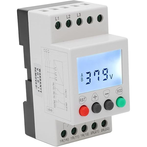 CARLO GAVAZZI DPA51CM44 3-Phase Monitor - 208-480VAC Phase Loss ...