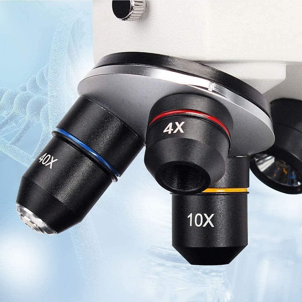Solomark Microscope,40x – 640x Professional Monocular Biological ...