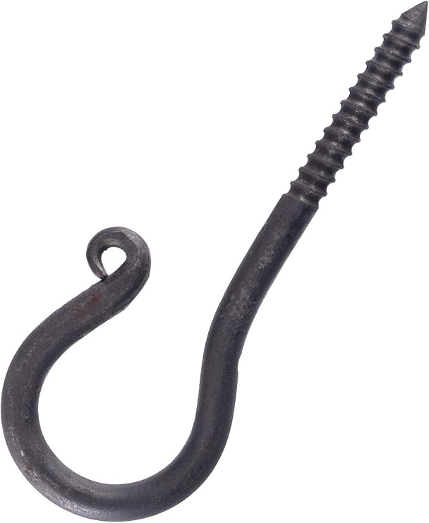 Amazon.de: Ulfberth Geschmiedeter Haken mit Gewinde, ca. 10cm ...