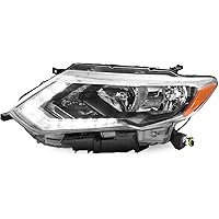 Amazon.com: SOCKIR Headlight Assembly Compatible with 2017-2019 Nissan Rogue OE Style with LED ...