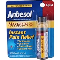 Amazon.com: Anbesol Liquid Maximum Strength, 0.41 Fl Oz : Health ...