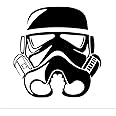 Amazon.com - Stormtrooper Helmet Silhouette Vinyl Sticker Car Decal (6 ...