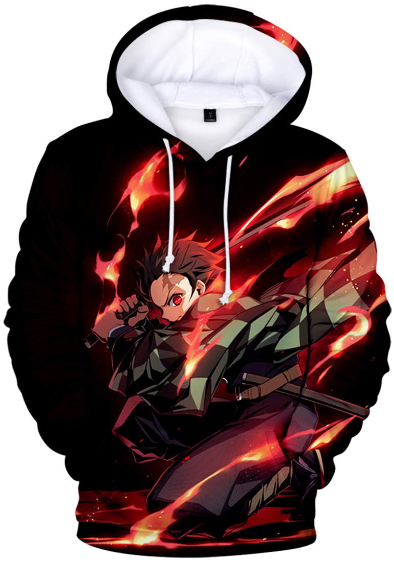 Mua WINKEEY Men's Manga Hoodie Anime Nezuko Cosplay Hoodie Tanjiro ...