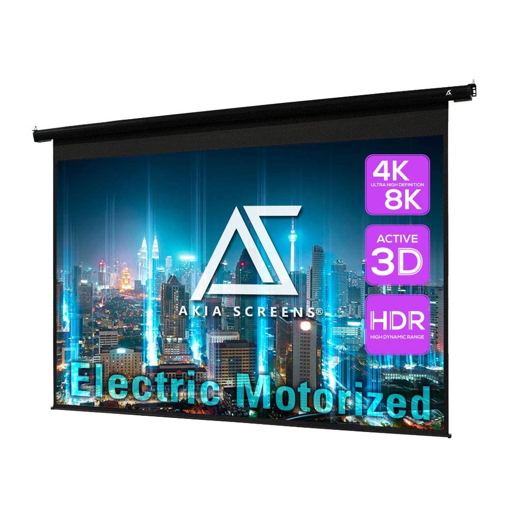 Mua Akia Screens 104 inch Motorized Electric Remote Controlled Drop ...
