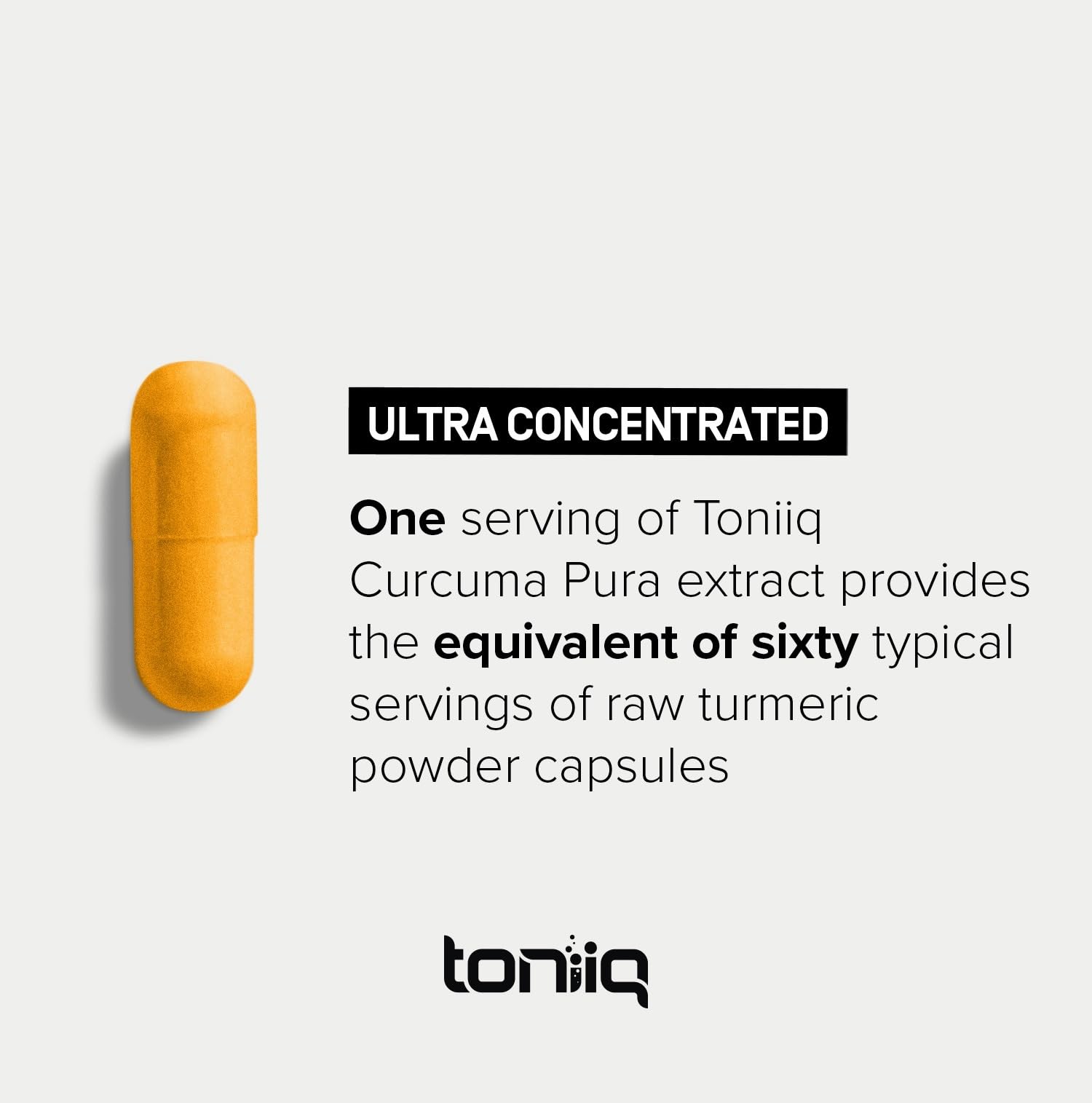 Mua Toniiq Turmeric Curcumin Supplements 72,000mg 60:1 | 1200mg Per ...