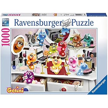 Amazon.com: Ravensburger Gelini: Squeaky Clean Jigsaw Puzzle (1000 ...