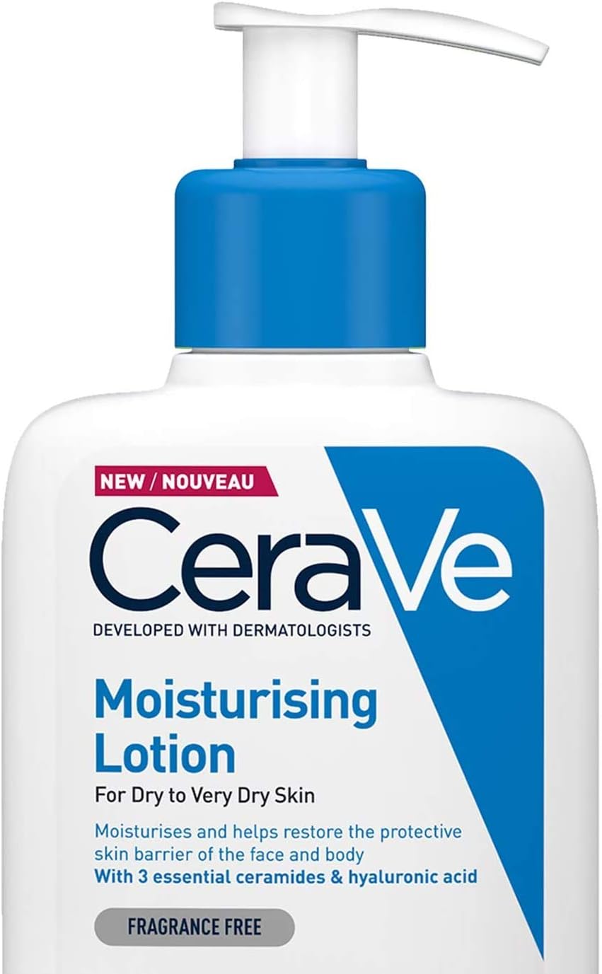 CeraVe Moisturising Lotion | 236ml/8oz | Daily Face & Body Moisturiser ...