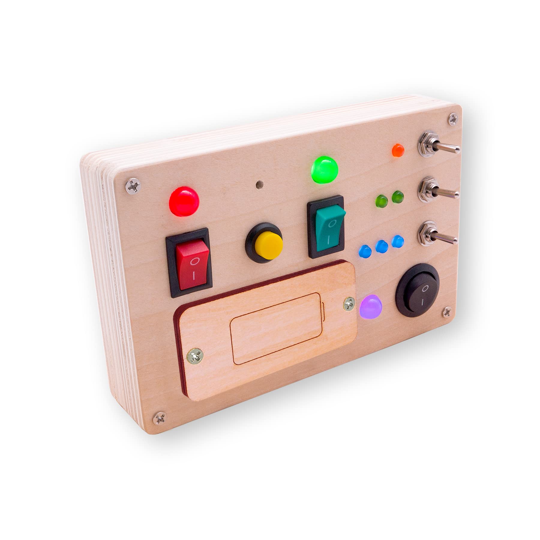 Mua LED Light Switch Busy Board Montessori Toy with Button for Kids ...