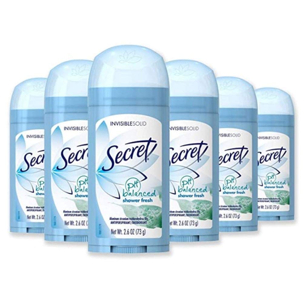 Secret Original Shower Fresh Scent Women's Invisible Solid Ph Balanced ...