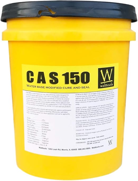 Walttools CAS 150 Cure and Seal | High-Grade, Water-Based Concrete ...