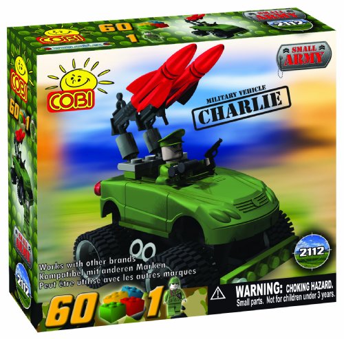 Cobi COBI Small Army Charlie Vehicle, 60 Piece Set