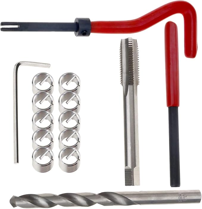 Amazon.com: Thread Repair Insert Coil Helicoil Kit M9 Metric: Home ...