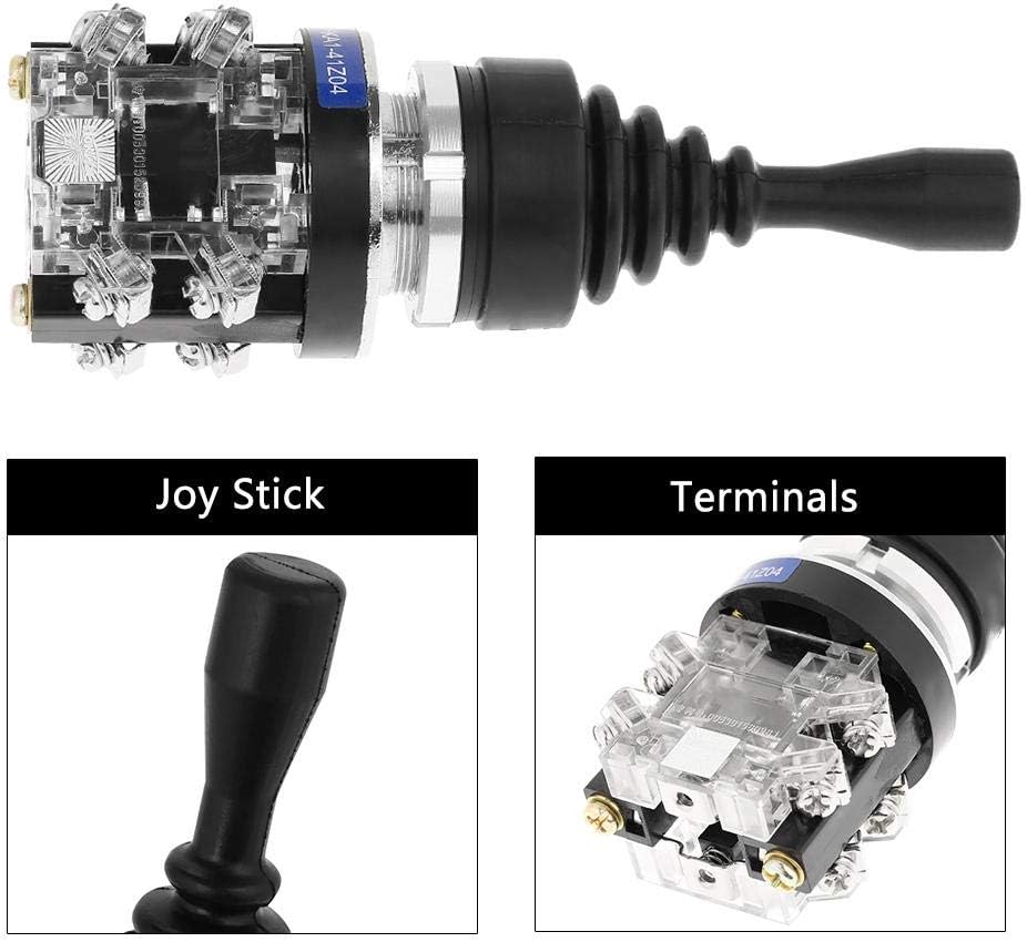 HKAI-41Z04 Momentary Joystick Switch 4NO 4 Position Spring Return ...