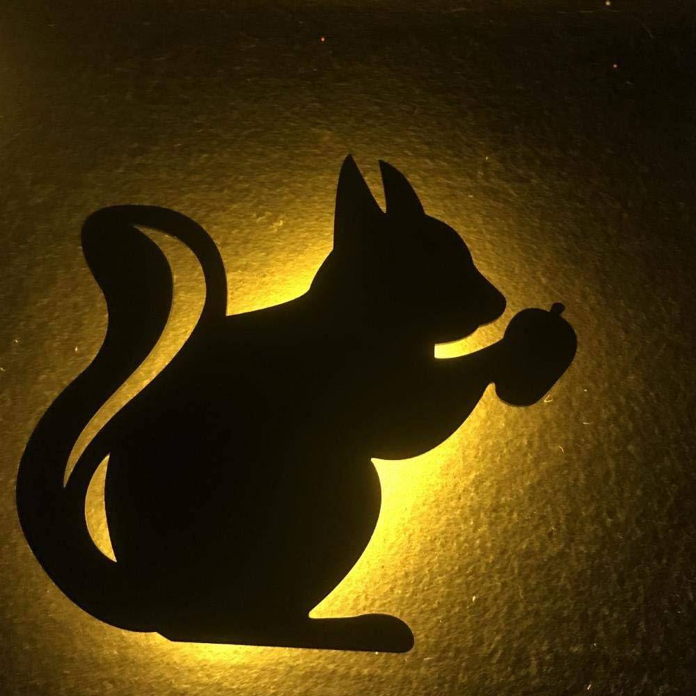 LED Light Control Voice Night Light Silhouette Shadow Light LED lamp ...