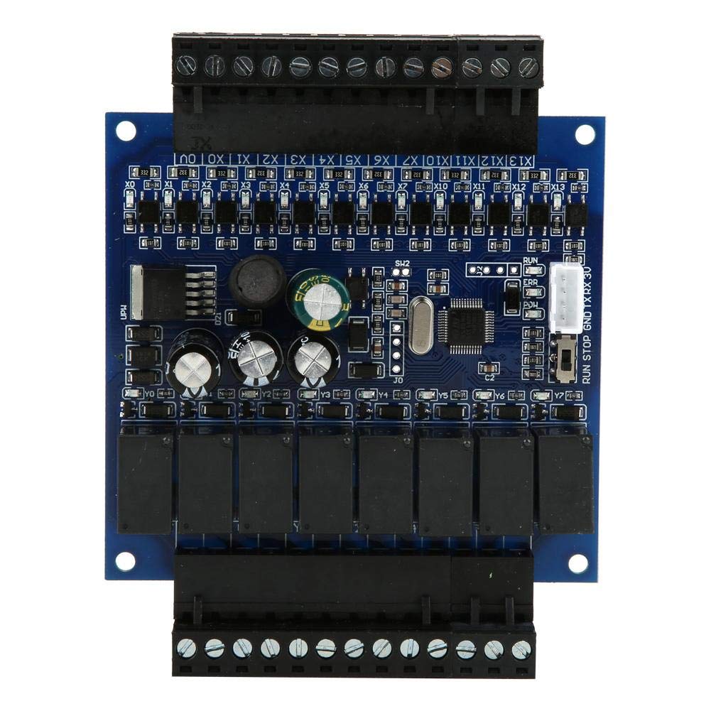 24V Programmable Control Board，FX2N-20MR PLC Industrial Control Board ...