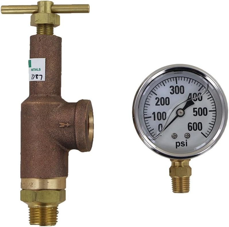 TeeJet 6815-1/2-HSS-700 Brass Pressure Regulator with 600 PSI Pressure ...