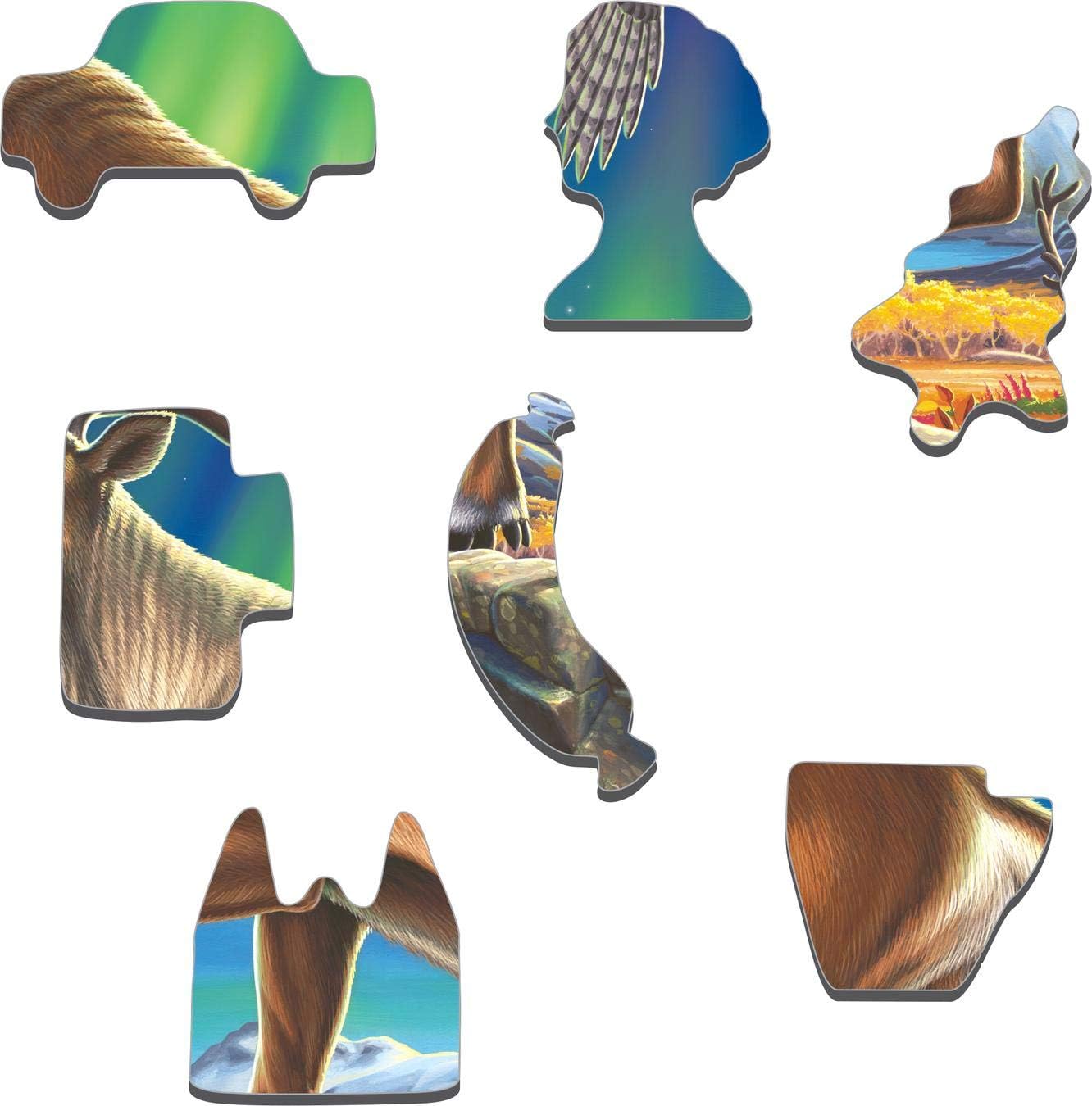 Larsen FH26 Reindeer in Northern Lights, Neutral Edition, 60 Piece ...