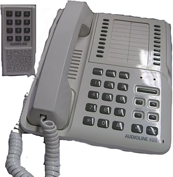 Audioline 920 Dual Recording Answer Machine Phone System With 20 Memory ...