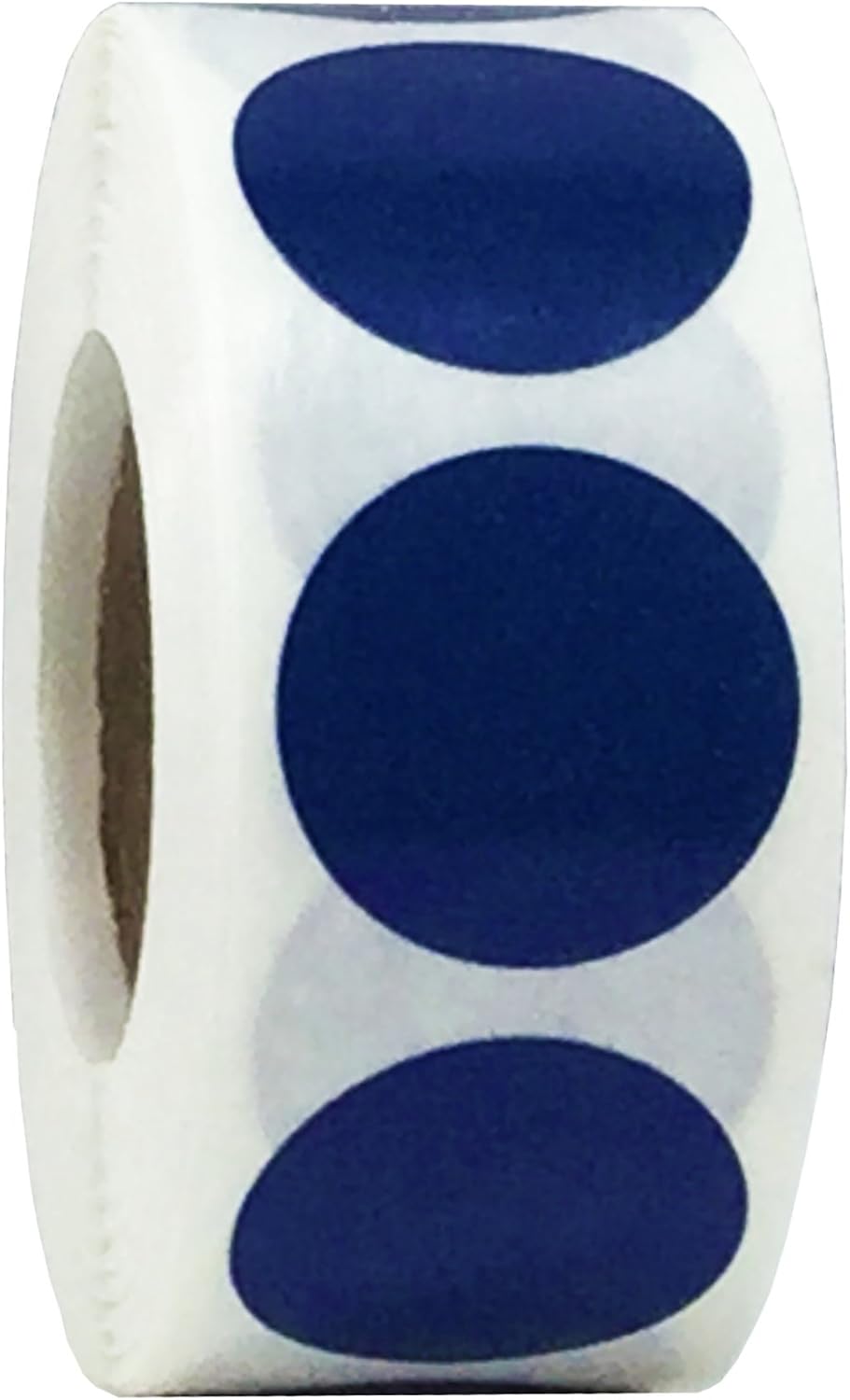 Navy Blue Circle Stickers, 19 mm 3/4 Inch Dot Labels 500 Pack: Amazon ...