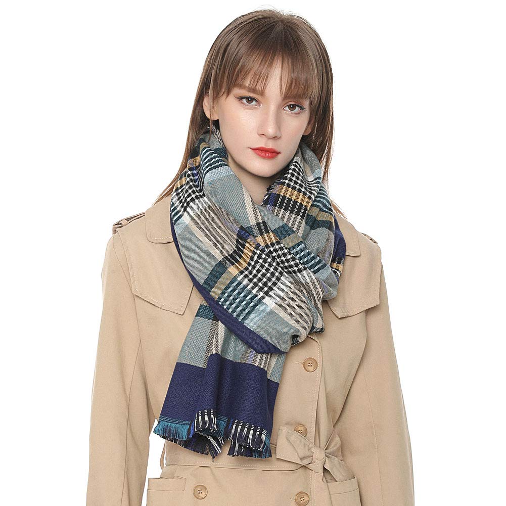 Scarf for Women Winter Warm Shawl Wraps Super Soft Pashmina Blanket ...