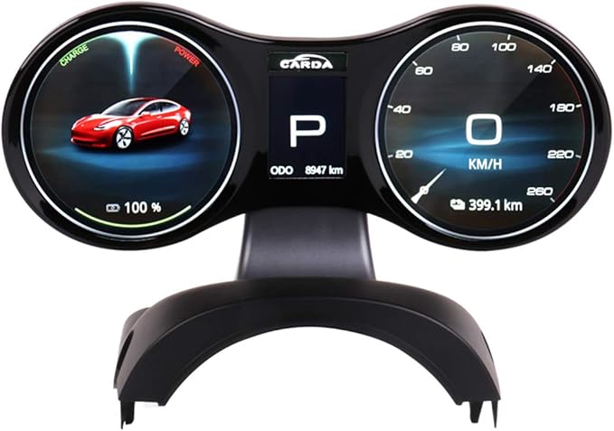 topfit Model 3 LCD Dashboard Display Tesla Model 3 Instrument Cluster ...