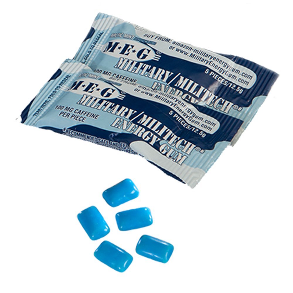 Mua MEG - Military Energy Gum | 100mg of Caffeine Per Piece + Increase ...
