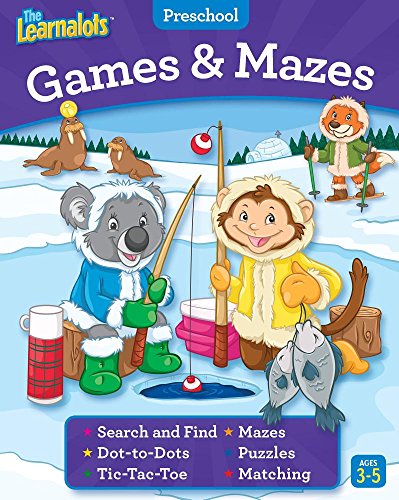 The Learnalots Preschool Games & Mazes Ages 3-5: Nikki Boetger, Nikki ...