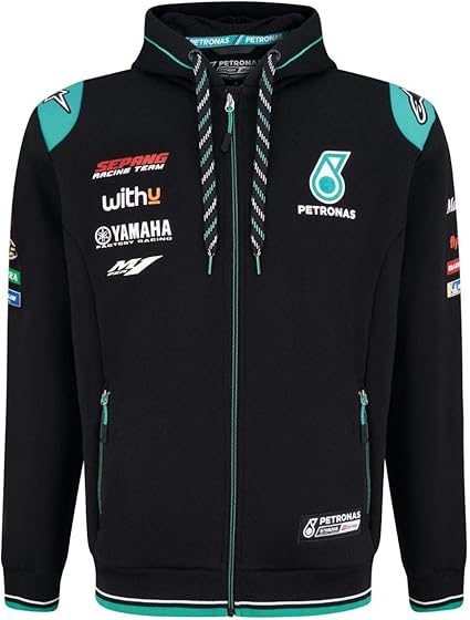 Official MotoGP Petronas Team Zip Hoodie: Amazon.co.uk: Clothing