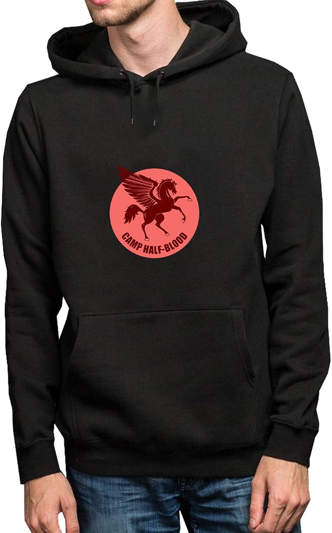 Camp Half Blood Percy Jackson Pegasus Horse Logo_R4933 Hoodie Capucha ...