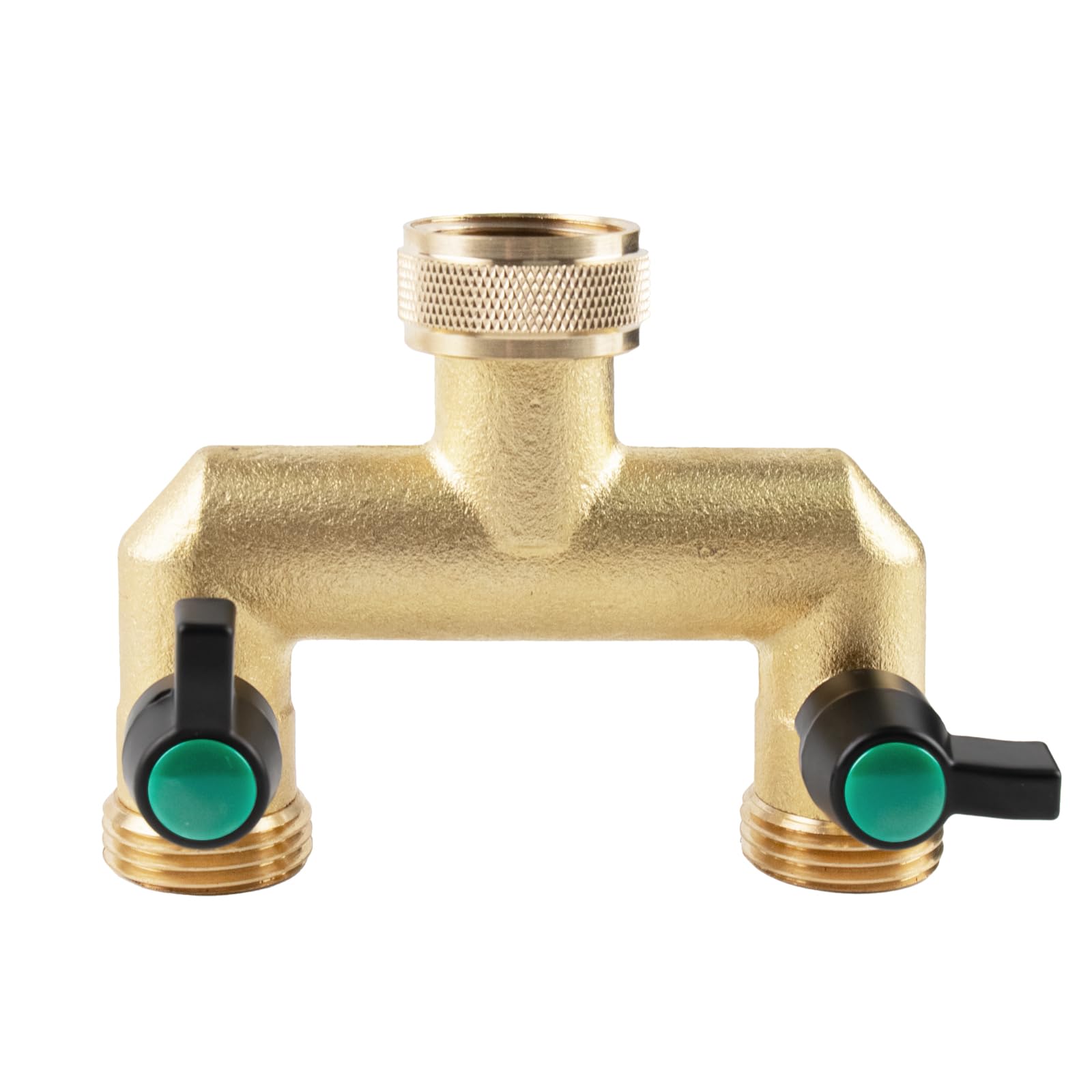Hose Splitter, 2 Way Heavy Duty Brass Garden Hose Splitter, Outdoor ...
