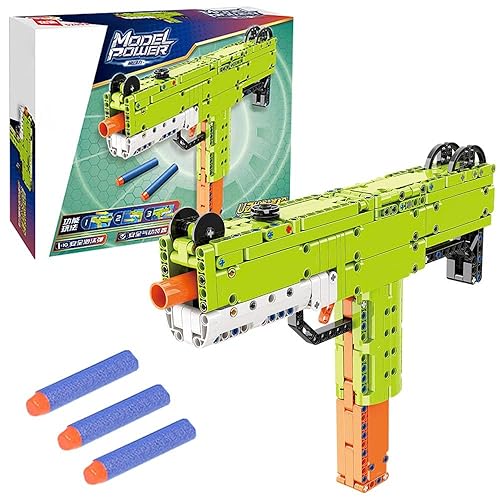 Uzi SMG Submachine Gun Building Block Set Model, Military Gun,Shoots ...