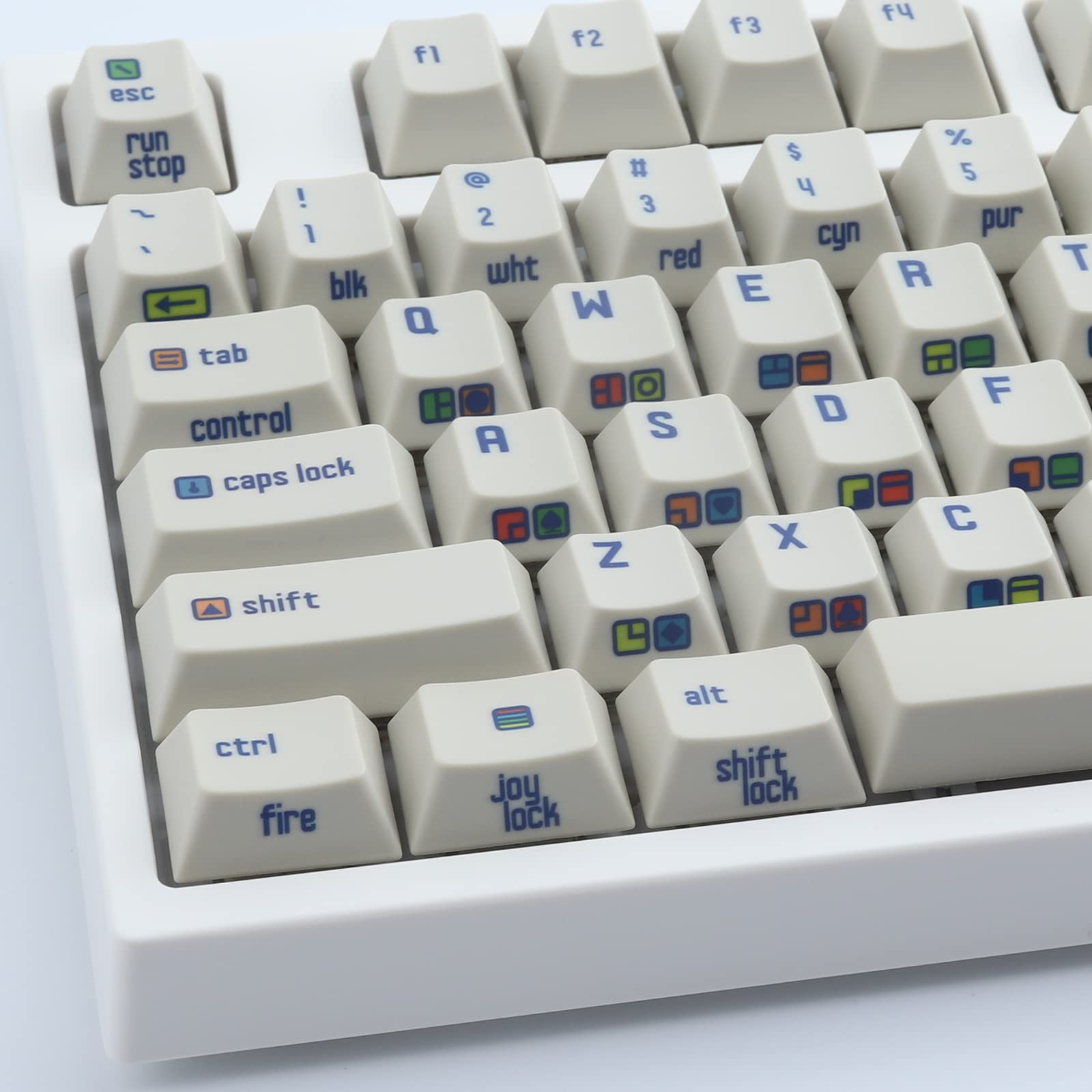 Mua Hyekit PBT Keycaps 143 Keys Commodore 64 Themed Keycaps Dye ...