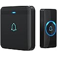 Wireless Doorbell, AVANTEK D-3B Waterproof Door Chime Kit Operating at ...