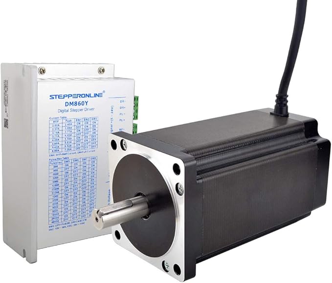 STEPPERONLINE 1 Axis Stepper Motor Kit 12.0Nm 6.0A Nema 34 Stepper ...