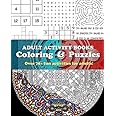 Adult Activity Books Coloring and Puzzles Over 70 Fun Activities for ...