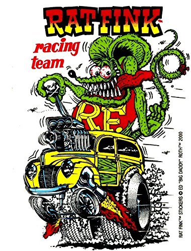 10Pcs Rat Fink Pinup Girl Vinyl Decal Big Daddy Vintage Ed Roth ...