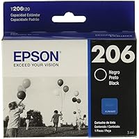 Epson Cartucho de Tinta color Negro, T206120-AL : Amazon.com.mx: Electrónicos